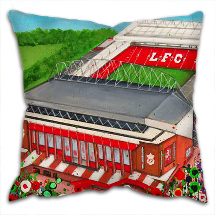 LFC Anfield Stadium CUSHION – Jo Gough Art