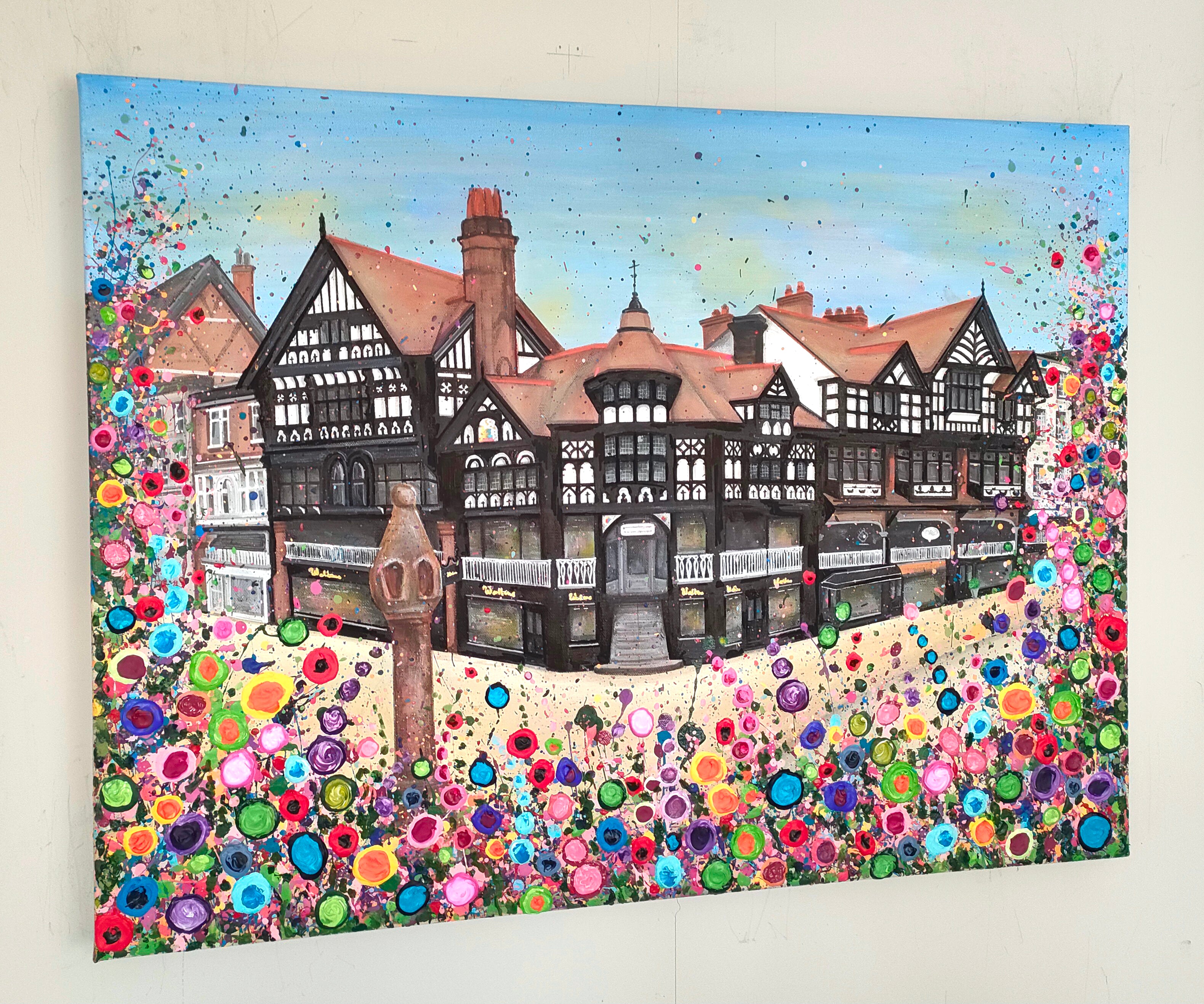 Chester Cross In Bloom ORIGINAL ART WORK – Jo Gough Art